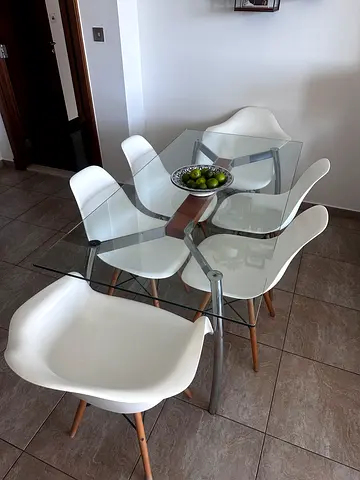 Classifieds: 6 White dining chairs inspired by Eames | dubizzle Dubai