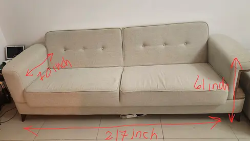 Classifieds: Comfortable 3 Seater Fabric Sofa | dubizzle Dubai