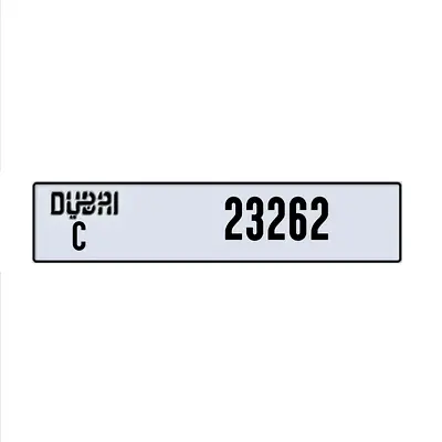 Classifieds: Dubai Number Plate (C 23262) - License Plate | dubizzle ...