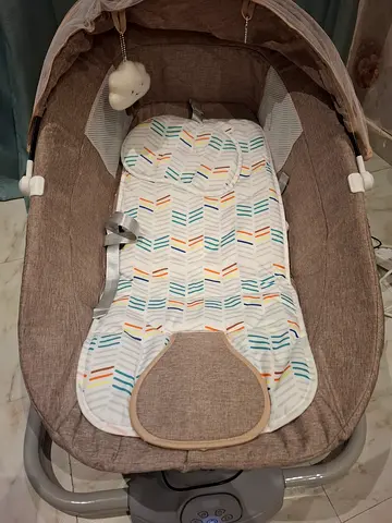 Classifieds: Used baby rocker/bassinet with mattress and mobile - good ...
