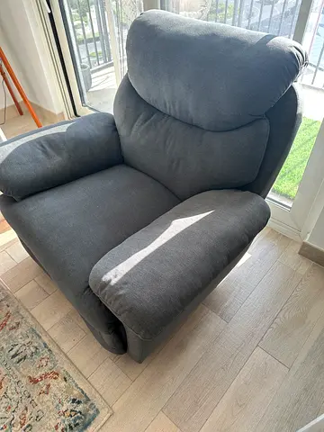 Classifieds: Comfortable grey fabric armchair | dubizzle Abu Dhabi
