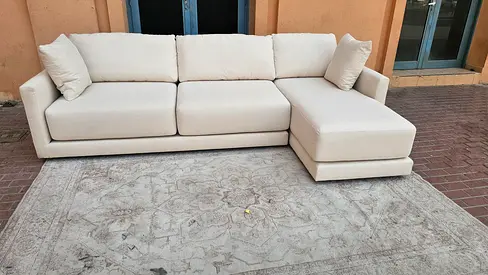 Classifieds: Cratebarrel Gather Deep L shape sofa | dubizzle Abu Dhabi