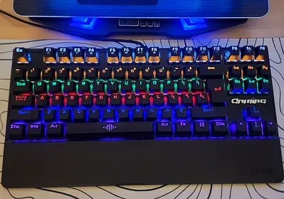 Classifieds: RGB Mechanical Gaming Keyboard with Wrist Rest | dubizzle ...