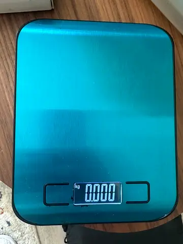 Classifieds: Digital Kitchen Scale - Compact Teal Electronic Food Scale ...