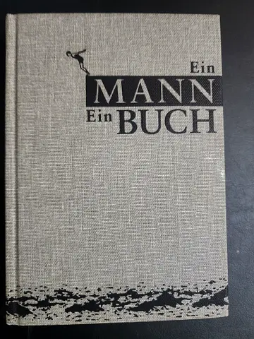 Classifieds: Ein Mann Ein Buch (German hardcover) - classic fiction ...