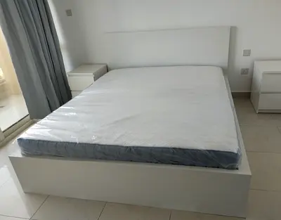 Classifieds: IKEA malam queen‑size bed (160 × 200 cm) with 2 storage ...
