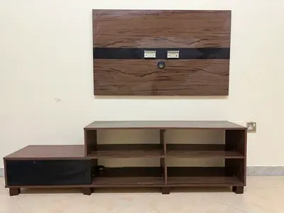 Classifieds: Wooden TV Unit with Wall Mount Panel - Good Condition ...