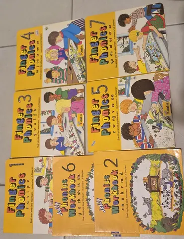 Classifieds: Jolly Phonics Finger Phonics Books and Workbooks Set ...