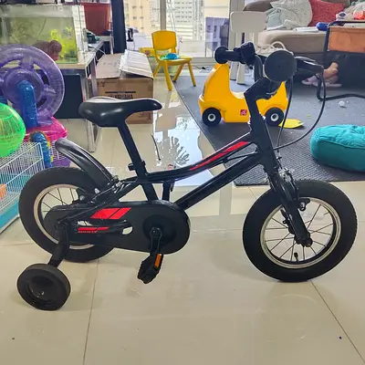 Classifieds: Kids Black Balance/Training Bicycle with Removable ...