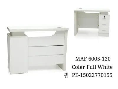 Classifieds: White Salon/Manicure Table with Drawers - Full White ...