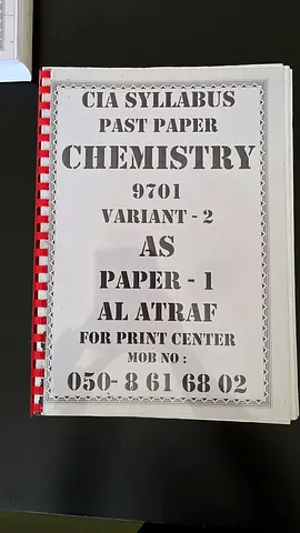 Classifieds: Chemistry 9701 Paper 1 and Paper 3 | dubizzle Dubai