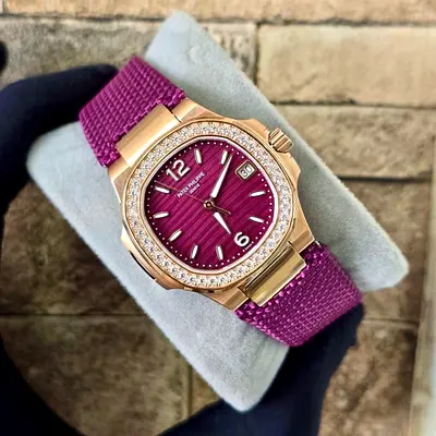 Classifieds: Patek Philippe Ladies Rose Gold Diamond Nautilus - Purple ...