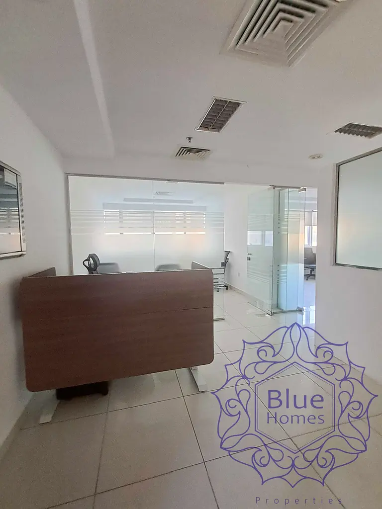 Office: Chiller Ac free | semi furnished fitted Office | 2 partition ...