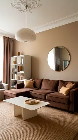 Classifieds: Modern Brown L-Shaped Sectional Sofa | dubizzle Sharjah