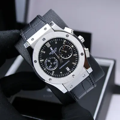 Classifieds: Hublot-style Mens Chronograph Watch with Black Dial and ...