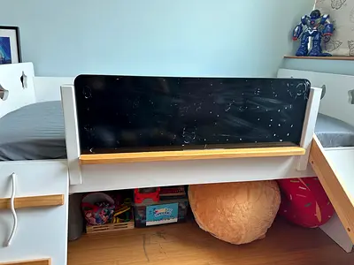 Classifieds: Kids Fun Kids Loft Bed with Chalkboard and Storage ...