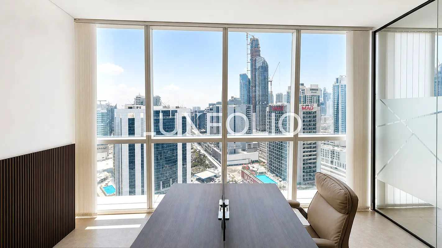 Office: Furnished | High Floor | Canal Views | dubizzle Dubai