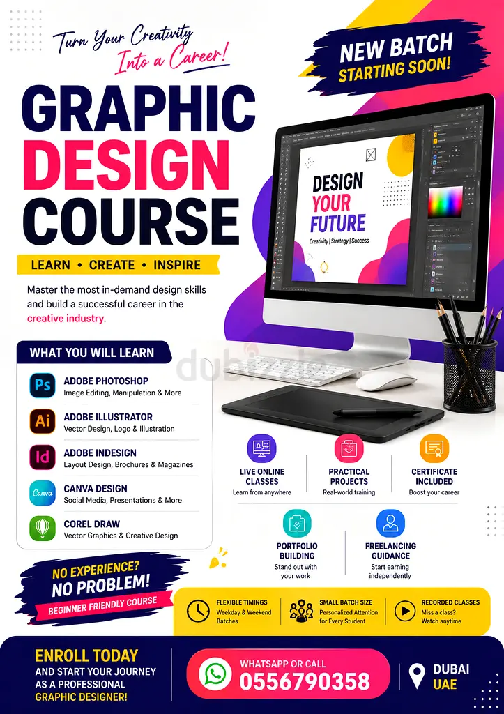 Community: Graphic Design Course – Enroll Now! | dubizzle