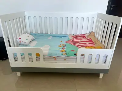 Classifieds: Juniors Convertible Crib for Baby/Toddler – White (with ...