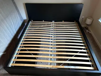 Classifieds: IKEA malm king bed frame with mattress perfect condition ...
