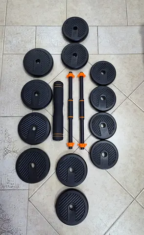 Classifieds: 24KG Adjustable Dumbbell Barbell Set – Home Gym Weights ...