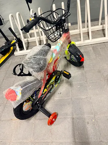 Classifieds: Kids bike with training wheels and basket - new | dubizzle ...