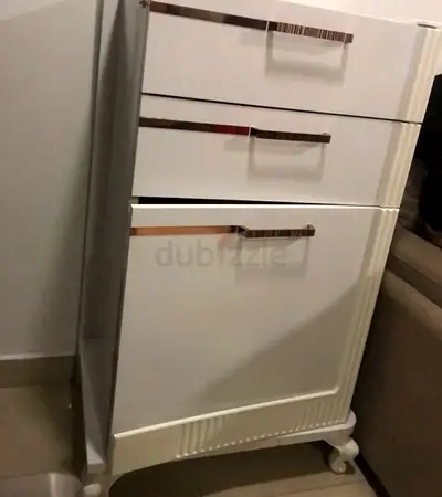 Classifieds: White 3-Drawer Bedside Cabinet / Small Dresser - Good ...