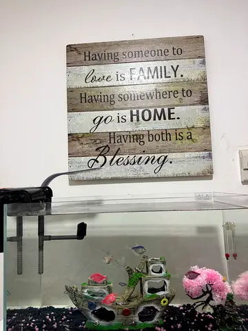 Classifieds: 65 litre Glass Aquarium Tank with Decorations, a filter ...