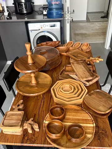 Classifieds: Assorted Wooden Serving Trays, Bowls and Platters - Good ...