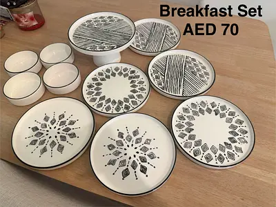 Classifieds: Breakfast Plates and serving set / Hi tea Set | dubizzle ...