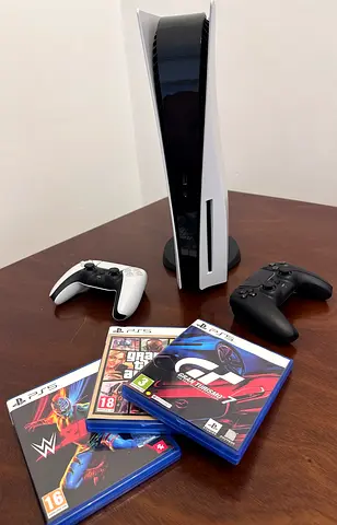 Classifieds: PlayStation 5 Console with 2 Controllers and 4 Games ...