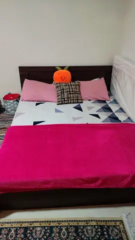 Classifieds: Double Bed with Headboard — Good Condition | dubizzle Sharjah