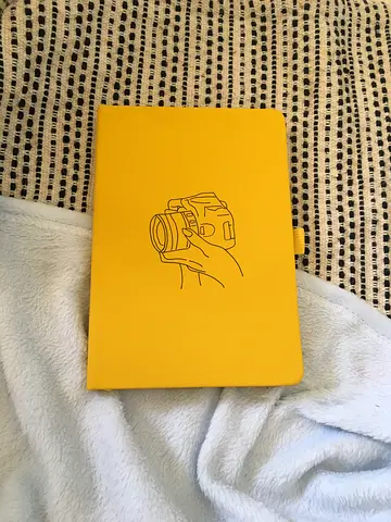 Classifieds: Yellow Camera Sketch Notebook - A5 Hard Cover | dubizzle Dubai