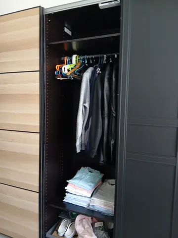 Classifieds: Wooden sliding-door wardrobe / armoire in good condition ...