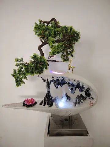 Classifieds: Elegant Zen Indoor Water Fountain with Mist, LED Lights ...