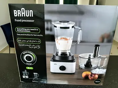 Classifieds: Braun Food Processor with Blender - 750W, Complete Set ...