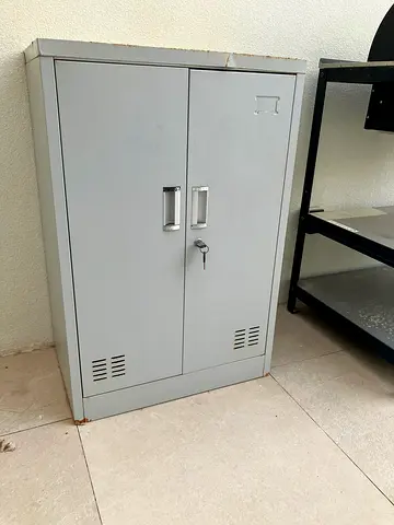 Classifieds: Metal storage cabinet with lock — compact office locker ...