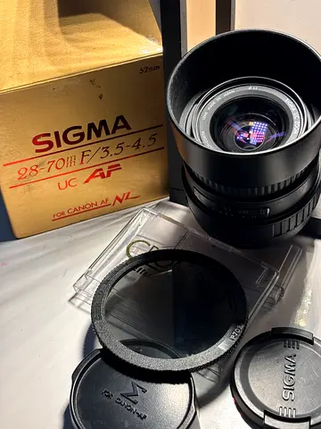 Classifieds: Sigma 28-70mm f/3.5-4.5 UC Zoom Lens with Caps and Hood ...