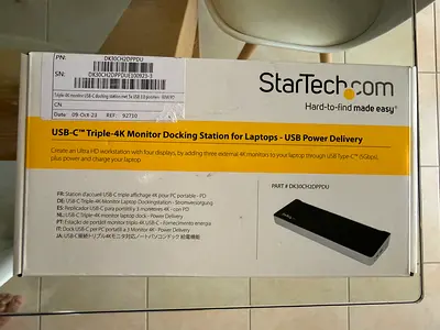 Classifieds: StarTech USB-C Triple 4K Monitor Docking Station (USB ...