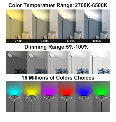 Classifieds: Double side lighting led floor lamp with remote smart app ...