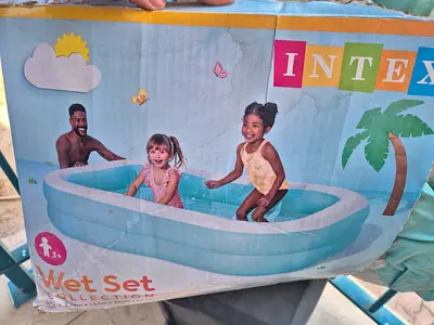 Classifieds: Intex Inflatable Kids Pool - Large Rectangular Wet Set ...