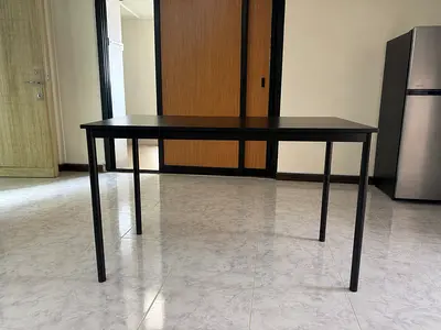 Classifieds: Simple black metal dining/work table - good condition ...