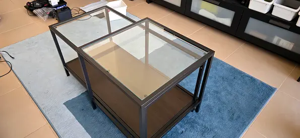 Classifieds: IKEA VITTSJÖ Nest of Tables – Set of 2 – Black-Brown/Glass ...