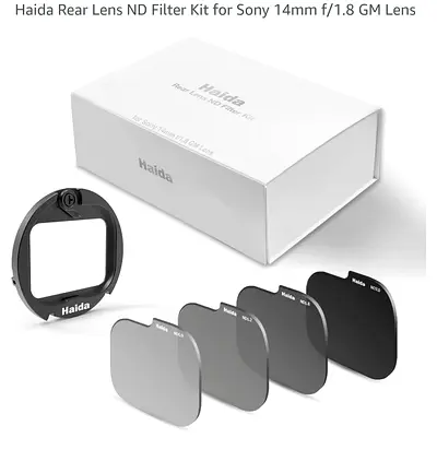 Classifieds: Haida Rear Lens ND Filter Kit for Sony 14mm f/1.8 GM (Rear ...