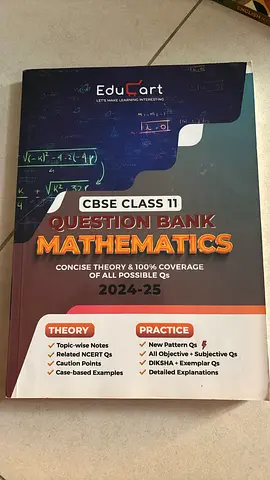 Classifieds: Educart question bank mathematics Class XI 2024-25 ...
